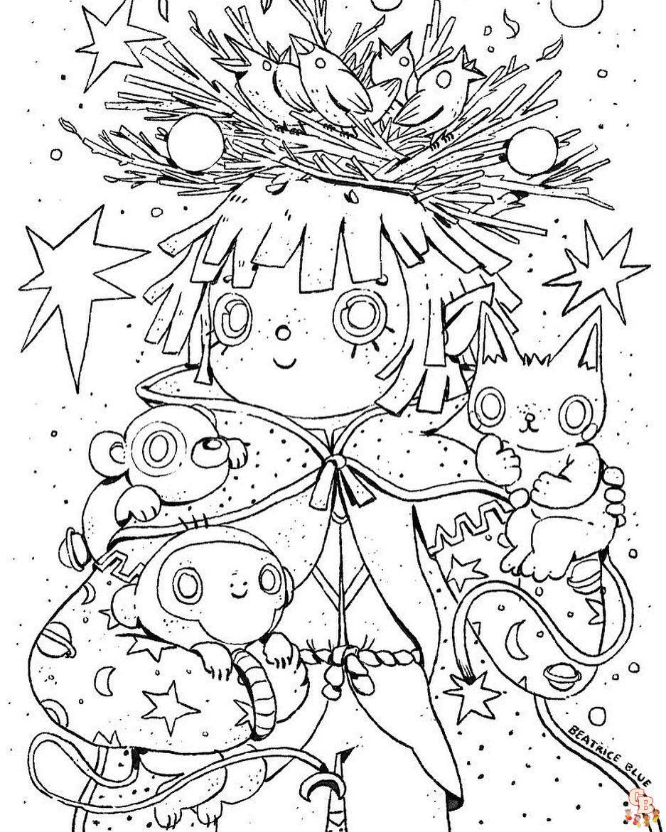 Lag Fantastisk Kunst Med Procreate Coloring Pages Gratis Og 