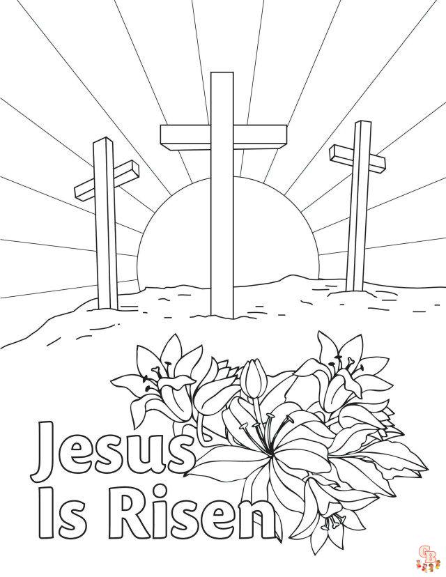 Christian Easter Coloring Pages To Print