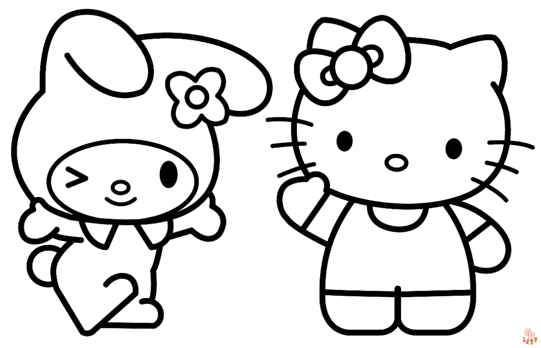 Enjoy Colorful Fun With Sanrio Coloring Pages GBcoloring