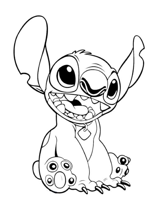 Stitch Coloring Pages - Printable & Free at GBcoloring Stitch Coloring Pages - Printable & Free at GBcoloring
