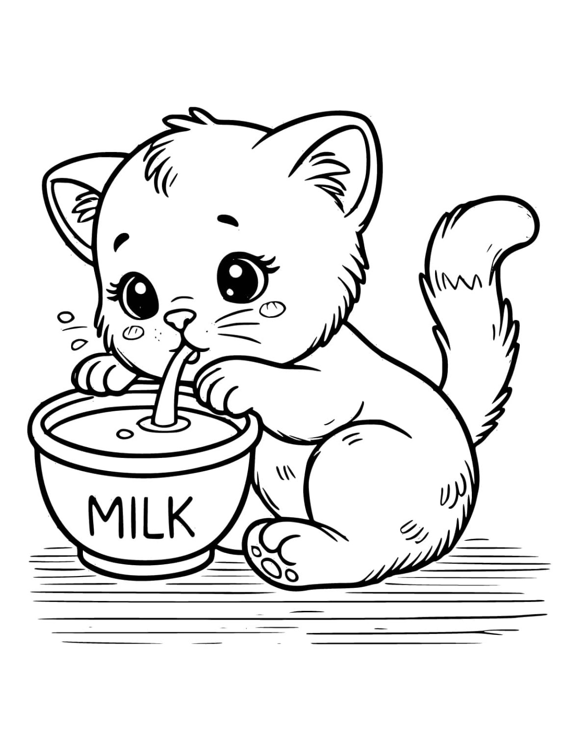 Newest Baby Cat Coloring Pages Free Printable Newest Baby Cat Coloring Pages Free Printable